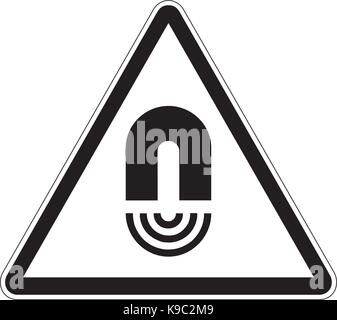 Magnetic Field warning sign Stock Photo: 25812810 - Alamy