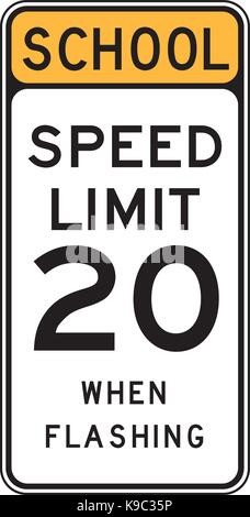 Scool warning sign ahead Stock Vector Image & Art - Alamy