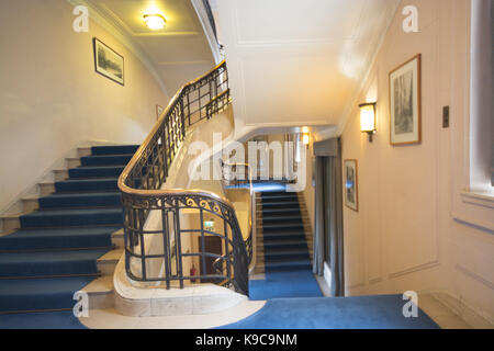 Stairs in Nottingham City Council building Stock Photo - Alamy