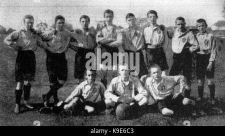 Mannschaftsfoto des FC Alemannia (1907 Stock Photo - Alamy