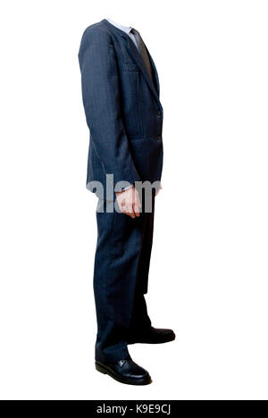 Businessman without head Stock Photo - Alamy