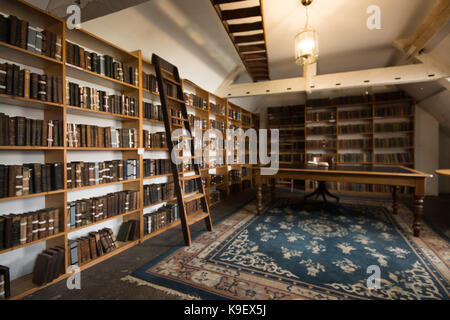 Rooms in Bromley House Library Nottingham with books and camera Stock ...