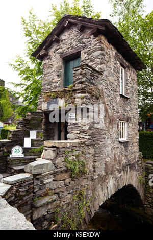 Bridge House over Stock Beck, Lake District National Park, Cumbria ...
