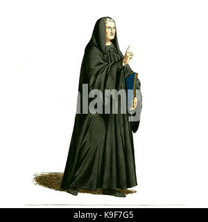 Medieval Priest, Friar, or Monk (4 Stock Photo - Alamy
