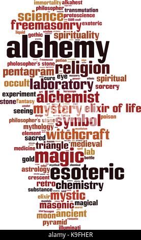 Alchemy word cloud concept. Vector illustration Stock Vector Image ...