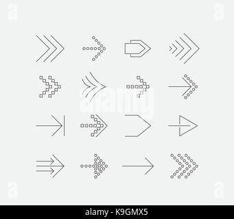 Cursor motion pattern vector orange Stock Vector Image & Art - Alamy