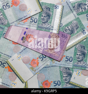 Malaysian Ringgit currency on pattern background, symbol RM currency ...