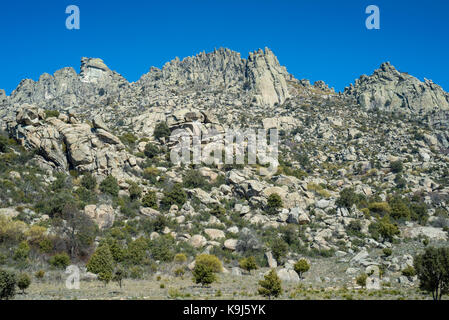 Views of La Cabrera Range, in Guadarrama Mountains, Madrid, Spain Stock ...