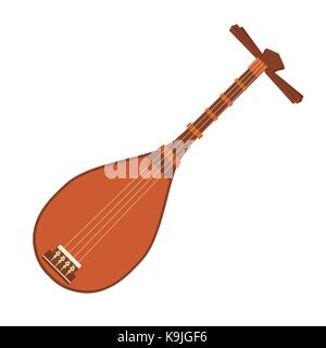 Korean traditional national musical instrument drum changu vector ...