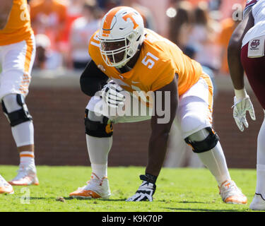 KNOXVILLE, TN - SEPTEMBER 23: Tennessee Volunteers wide receiver Kaleb ...