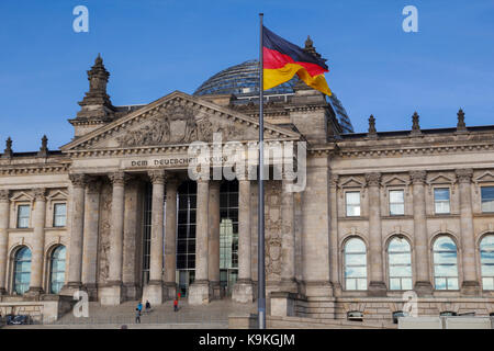 The German Bundestag, a constitutional and legislative building in ...