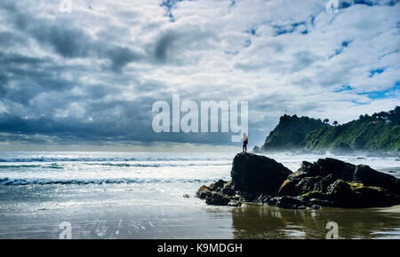 Bahia Mansa, Osorno Chile. October 30, 2017. Beautiful rustic beach in ...