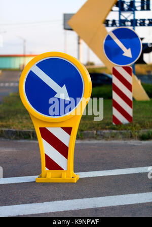 Choices - yellow sign with blue sky background Stock Photo - Alamy