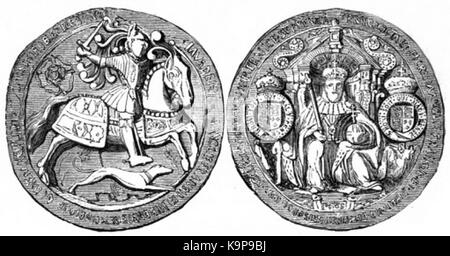 Great seal of Henry VIII Stock Photo - Alamy