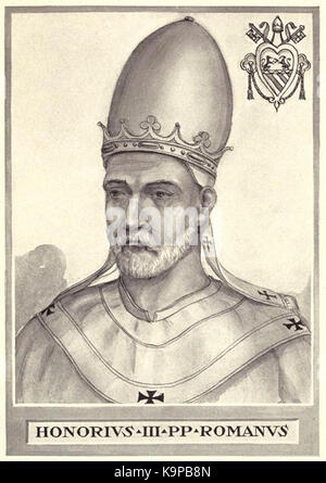 Pope Honorius III Stock Photo - Alamy
