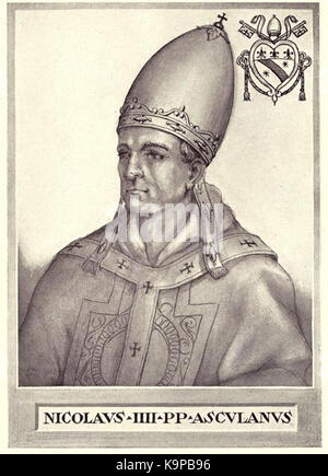 Pope Nicholas IV Stock Photo - Alamy