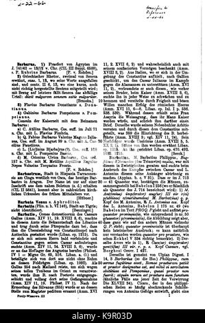 Pauly-Wissowa V,1, 0001 Stock Photo - Alamy