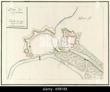 The 'Plan de Spandau' (1751-1770) is a historical map that shows the ...