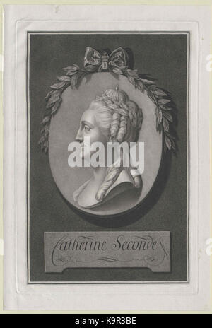 This profile portrait of Catherine II, also known as Catherine the ...
