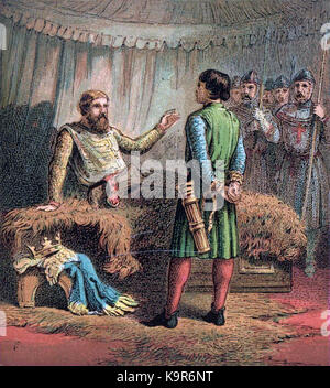 Pictures of English History Plate XXIII - Death of Richard the First ...