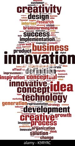 Inventiveness word cloud concept. Vector illustration Stock Vector ...