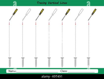 pencil control, Working pages for children, tracing lines, horizontal ...