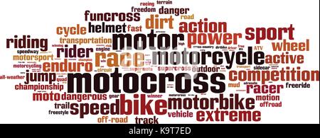 Motorsport word cloud concept Stock Photo - Alamy