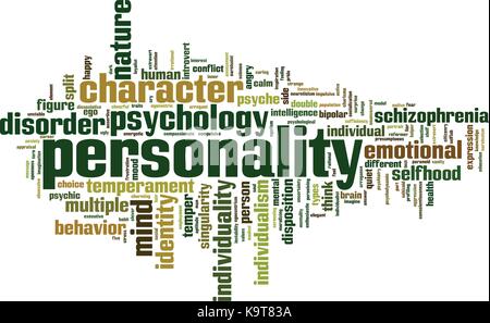 Temperament word cloud concept. Vector illustration Stock Vector Image ...