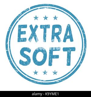 Extra soft grunge rubber stamp on white background, vector illustration ...