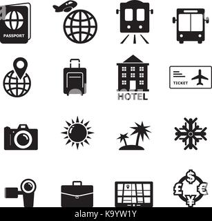 Luggage cart icon outline vector. Airport transfer. Plane travel Stock ...