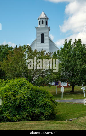 Antioch Baptist Church, Oakes Landing Road, Saluda, Virginia Stock ...