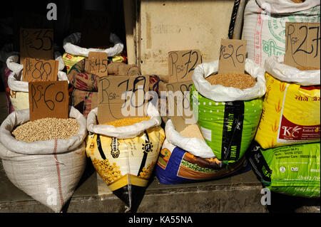 grains shop, mumbai, maharashtra, India, Asia Stock Photo - Alamy