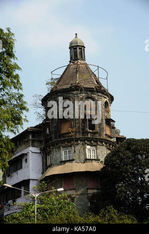 Princess Street Bombay Mumbai Maharashtra India Asia old vintage 1900s ...