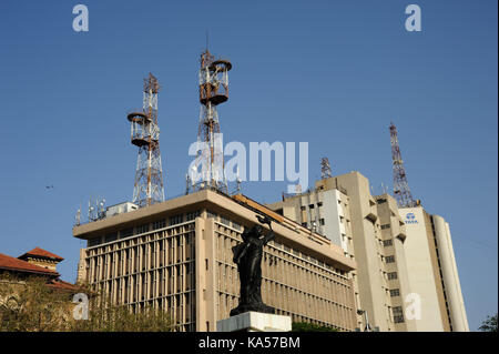 Telephone exchange building, mumbai, maharashtra, India, Asia Stock ...