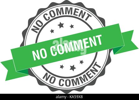 No comment red stamp illustration Stock Vector Image & Art - Alamy