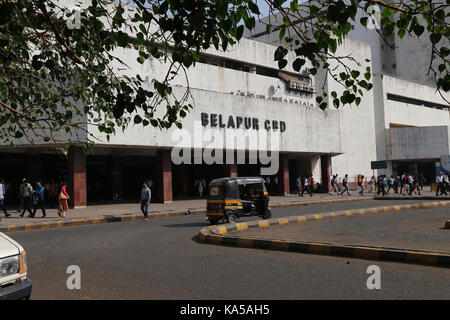 Belapur railway station, Navi Mumbai, maharashtra, India, Asia Stock ...