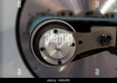 Wire processing machine for wire lapping ; close up Stock Photo - Alamy