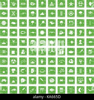 100 research icons set grunge red Stock Vector Image & Art - Alamy