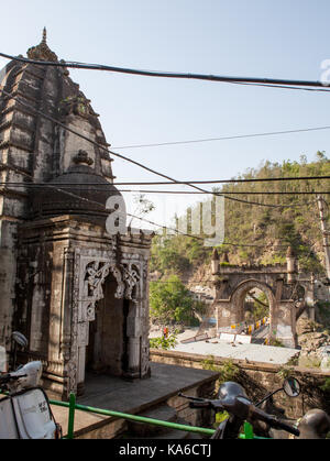 The old suspension bridge Victoria, Mandi. Himachal Pradesh, India ...