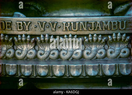 Snake cobra relief temple, samai, goa, India, Asia Stock Photo - Alamy