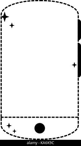 dotted shape electronic smartphone technology to message communication ...