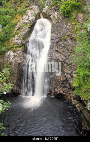waterfall at foyers loch ness scotland Stock Photo - Alamy