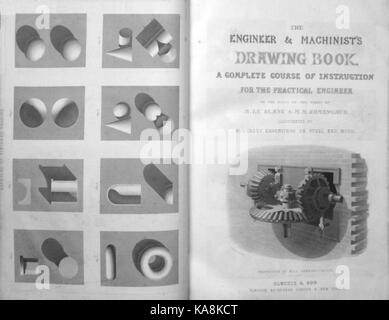 The engineer and machinist's drawing-book, 1860 Stock Photo - Alamy