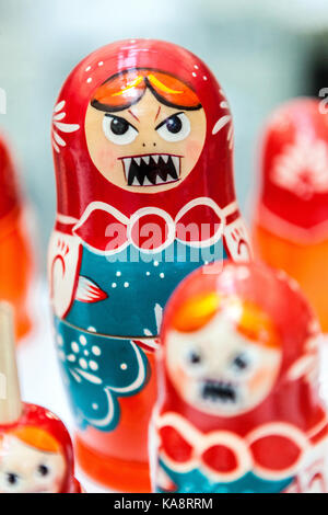 Russian dolls in Museum of Communism, Prague, Czech Republic, Angry ...