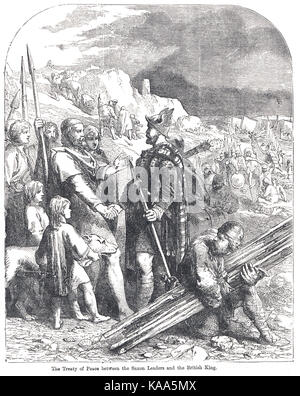 The Treaty of Peace between the Saxon Leaders and the British King ...