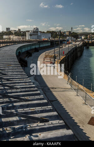 The Harbour and the Old Town, Folkestone, Kent Stock Photo - Alamy