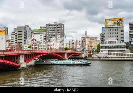 Sightseeing ship "Himiko" of Tokyo Cruise Line at Sumida River at ...