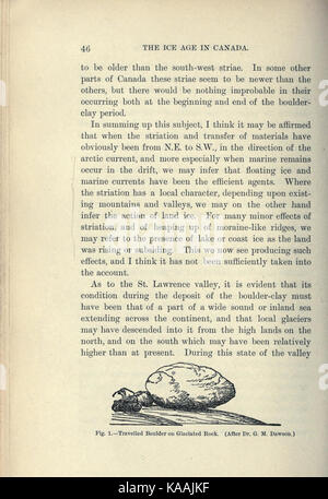 The Canadian ice age (Page 46 Stock Photo - Alamy