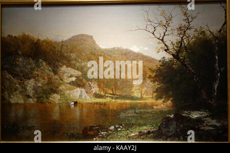 Rondout Creek by John Frederick Kensett, 1862 Stock Photo - Alamy