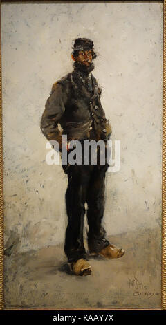 The Emigrant Model by Robert Blum, 1882 Stock Photo - Alamy
